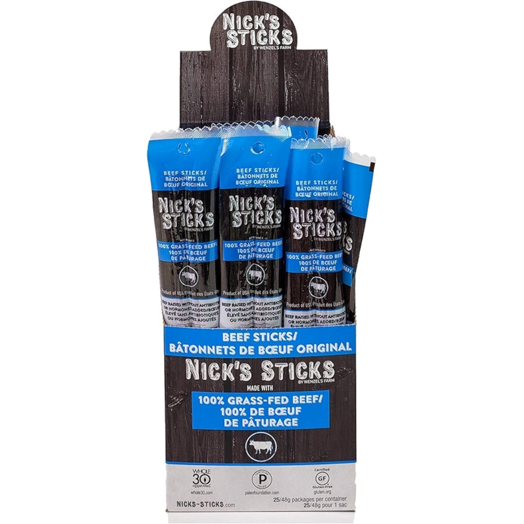 Nick's Beef Sticks 48g – Saskatoon Herbs 'n Health